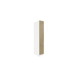 K&uuml;chen-Preisbombe K&uuml;chen Apothekerschrank 30 cm LARA Cappuccino hochglanz K&uuml;chenzeile K&uuml;chenblock
