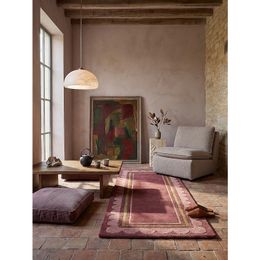 L&auml;ufer Hoch-Tief Beerenrot 80 x 230 cm - WENSUM KADIMA DESIGN