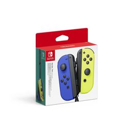 Nintendo Joy-Con 2er-Set Blau/Neon-Gelb Nintendo Switch Controller (10019746, Geeignet f&uuml;r Nintendo Switch, Funk, Bluetooth, NFC, Lithium-Ionen-Akku, inkl. 2 Joy-Con-Handgelenksschlaufen)