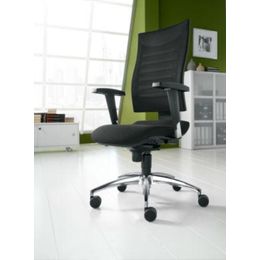 Sch&auml;fer Shop Sch&auml;fer Shop Pure B&uuml;rostuhl SSI PROLINE S2, Synchronmechanik, ohne Armlehnen, 3D-Netz-R&uuml;ckenlehne, Bandscheibensitz, schwarz/schwarz