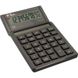 Tischrechner Twen 10, solarbetrieben, 10-stelliges Display, MU- & GT-Funktion