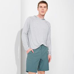 LANDS' END Ultimativ-Badeshorts f&uuml;r Herren, 23 cm, Herren, size: regular, Gr&uuml;n, Elasthan/Polyester, by Lands' End
