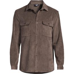 LANDS' END Cord-Hemd f&uuml;r Herren, Herren, size: regular, Braun, by Lands' End