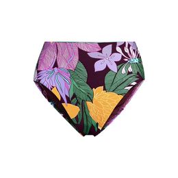 LANDS' END High Waist Bikinihose, leichtes Shaping f&uuml;r Damen, Damen, size: regular, Lila, Nylon-Mischung, by Lands' End