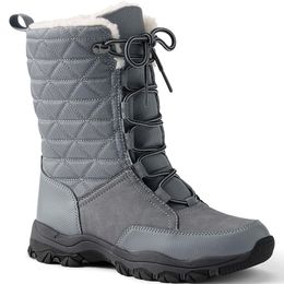 LANDS' END Schneestiefel SQUALL f&uuml;r Damen, Damen, size: regular, Grau, Gummi/Polyurethan, by Lands' End