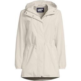 LANDS' END Wasserdichte Regenjacke SQUALL mit Packfach f&uuml;r Damen in Plus-Gr&ouml;&szlig;e, Damen, size: plus, Elfenbein, Polyester, by Lands' End