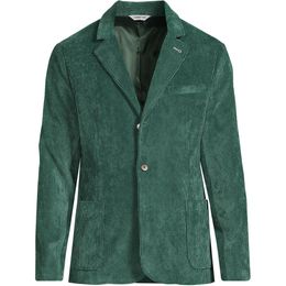 LANDS' END Cordblazer, Herren, size: regular, Gr&uuml;n, Polyester/Nylon/Polyester-Mischung, by Lands' End