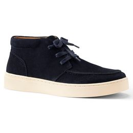 LANDS' END Schn&uuml;rboots aus Veloursleder, Herren, size: regular, Blau, Rauleder, by Lands' End