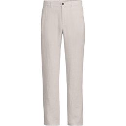 LANDS' END Premium Reinleinen-Hose, Herren, size: regular, Beige, Leinen, by Lands' End
