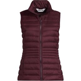 LANDS' END Daunenweste WANDERWEIGHT Verstaubar Ultraleicht f&uuml;r Damen in Petite-Gr&ouml;&szlig;e, Damen, size: petite, Rot, Nylon, by Lands' End