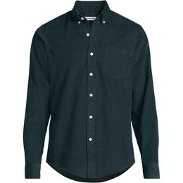 LANDS' END Feincordhemd in Tall-Gr&ouml;&szlig;e, Herren, size: tall, Gr&uuml;n, Baumwolle, by Lands' End