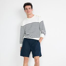 LANDS' END Leinenmix-Shorts f&uuml;r Herren, Herren, size: regular, Blau, Leinen/Baumwoll-Mischung, by Lands' End