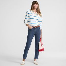 LANDS' END Slim Fit Jeans High Waist, Damen, size: regular, Blau, Baumwolle/Baumwoll-Mischung, by Lands' End