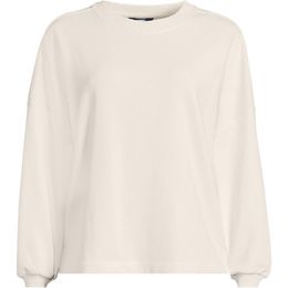 LANDS' END Leichtes Sweatshirt f&uuml;r Damen in Plus-Gr&ouml;&szlig;e, Damen, size: plus, Elfenbein, by Lands' End
