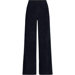 LANDS' END Stretchcord-Hose SPORT KNIT mit weitem Bein in Plus-Gr&ouml;&szlig;e, Damen, size: plus, Schwarz, Baumwoll-Mischung/Polyester-Mischung, by Lands' End