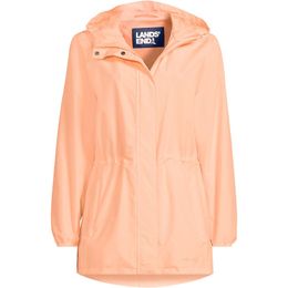 LANDS' END Wasserdichte Regenjacke SQUALL mit Packfach f&uuml;r Damen, Damen, size: regular, Orange, Polyester, by Lands' End