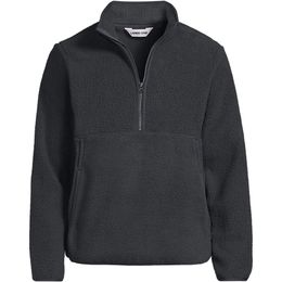 LANDS' END Teddy-Pullover mit Rei&szlig;verschluss f&uuml;r Herren, Herren, size: regular, Blau, Polyester, by Lands' End