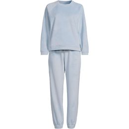 LANDS' END Lounge-Set aus Samt f&uuml;r Damen in Plus-Gr&ouml;&szlig;e, Damen, size: plus, Blau, Polyester/Polyester-Mischung, by Lands' End