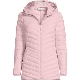 LANDS' END Daunenjacke WANDERWEIGHT Verstaubar Ultraleicht mit Kapuze f&uuml;r Damen in Plus-Gr&ouml;&szlig;e, Damen, size: plus, Pink, Nylon/Daunen, by Lands' End