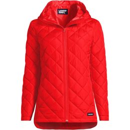 LANDS' END FeatherFree&trade; Steppjacke, Damen, size: regular, Rot, Polyester, by Lands' End