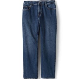 LANDS' END Stretch-Jeans mit Komfortbund, Classic Fit, Herren, size: regular, Blau, Elasthan/Baumwoll-Mischung, by Lands' End