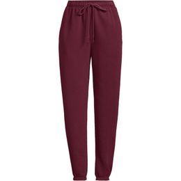 LANDS' END Serious Sweats Jogginghose, Damen, size: regular, Rot, Baumwoll-Mischung/Polyester-Mischung, by Lands' End