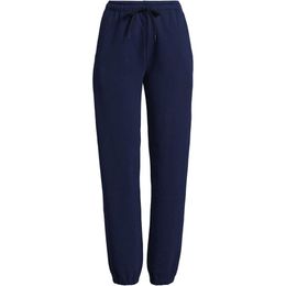 LANDS' END Serious Sweats Jogginghose in Plus-Gr&ouml;&szlig;e, Damen, size: plus, Blau, Baumwoll-Mischung/Polyester-Mischung, by Lands' End