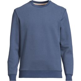 LANDS' END Rundhals-Sweatshirt SERIOUS SWEATS f&uuml;r Herren, Herren, size: regular, Blau, Baumwoll-Mischung/Polyester-Mischung, by Lands' End