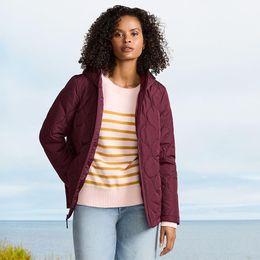 LANDS' END Isolierte FeatherFree&trade; Steppjacke, Damen, size: regular, Rot, Polyester, by Lands' End