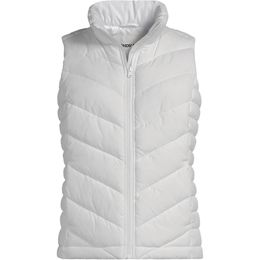 LANDS' END Isolierte FeatherFree&trade; Steppweste, Damen, size: regular, Wei&szlig;, by Lands' End