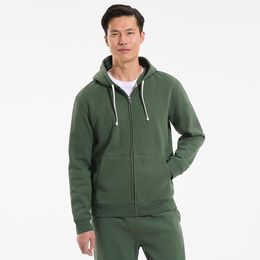 LANDS' END Serious Sweats Kapuzenjacke f&uuml;r Herren, Herren, size: regular, Gr&uuml;n, Baumwoll-Mischung/Polyester-Mischung, by Lands' End