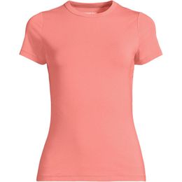 LANDS' END K&uuml;hlendes Rundhals-Shirt in Plus-Gr&ouml;&szlig;e f&uuml;r Damen, Damen, size: plus, Orange, Elasthan/Viskose-Mischung, by Lands' End