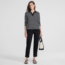 LANDS' END Starfish High Waist Bleistifthose in Petite-Gr&ouml;&szlig;e, Damen, size: petite, Schwarz, Elasthan/Baumwoll-Mischung, by Lands' End