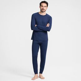 LANDS' END Lange Thermaskin Unterhose mit Stretch f&uuml;r Herren, Tallgr&ouml;&szlig;e, Herren, size: tall, Blau, Elasthan/Polyester-Mischung, by Lands' End