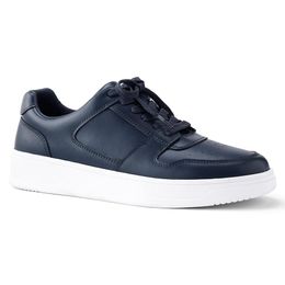 LANDS' END Leder-Sneaker, Herren, size: regular, Blau, Leder, by Lands' End