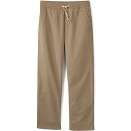 LANDS' END Classic Fit Leichte Schlupfbund-Hose f&uuml;r Herren, Herren, size: regular, Braun, Elasthan/Baumwoll-Mischung/Nylon-Mischung, by Lands' End