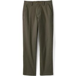 LANDS' END Flanellgef&uuml;tterte Chinohose mit Komfortbund, Classic Fit, Herren, size: regular, Gr&uuml;n, Baumwoll-Mischung, by Lands' End