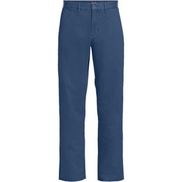 LANDS' END Chino-Hose im Straight Fit f&uuml;r Herren, Herren, size: regular, Blau, by Lands' End
