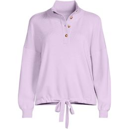 LANDS' END Feinstrick-Pullover aus softem Viskosemix f&uuml;r Damen, Damen, size: regular, Lila, Polyester/Nylon/Viskose, by Lands' End