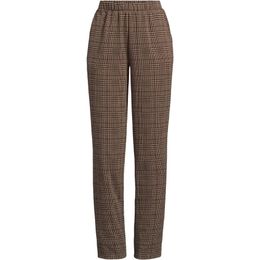 LANDS' END Straight Fit Freizeithose SPORT KNIT f&uuml;r Damen in Plus-Gr&ouml;&szlig;e, Damen, size: plus, Braun, Baumwolle, by Lands' End