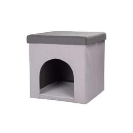 SunnyDogs Hundeh&ouml;hle / Hocker 50 x 50 cm grau