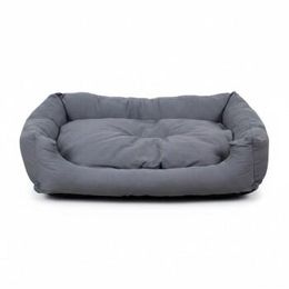 SunnyDogs Hundebett grau mit Wendekissen XL