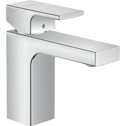 Hansgrohe Vernis Shape 100 Waschtischarmatur 71561000 mit Zugstangen-Ablaufgarnitur, chrom