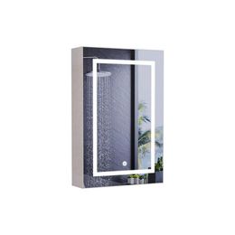 Spiegelschrank, Wei&szlig;, Holz, 50x70x14 cm, Badezimmer, Badezimmerspiegel, Spiegelschr&auml;nke