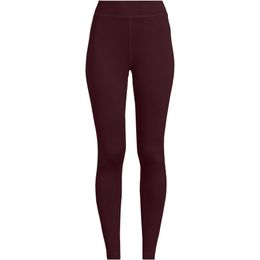 LANDS' END Lange Stretch-THERMASKIN-Unterhose f&uuml;r Damen in Plus-Gr&ouml;&szlig;e, Damen, size: plus, Rot, Elasthan/Polyester-Mischung, by Lands' End