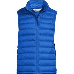 LANDS' END Ultraleichte verstaubare Wanderweight-Daunenweste f&uuml;r Herren, Herren, size: regular, Blau, Polyester/Nylon/Daunen, by Lands' End