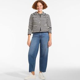 LANDS' END Soft Touch Jacke f&uuml;r Damen in Petite-Gr&ouml;&szlig;e, Damen, size: petite, Blau, Polyester/Polyester-Mischung, by Lands' End