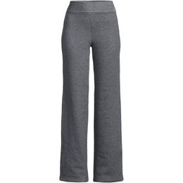 LANDS' END Serious Sweats Straight Fit Thermohose f&uuml;r Damen in Tall-Gr&ouml;&szlig;e, Damen, size: tall, Grau, Baumwoll-Mischung/Polyester-Mischung, by Lands' End
