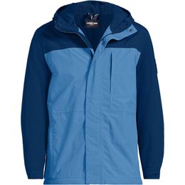 LANDS' END Kapuzenjacke SQUALL f&uuml;r Herren, Herren, size: regular, Blau, Polyester/Nylon-Mischung, by Lands' End