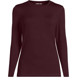 LANDS' END Stretch-THERMASKIN-Oberteil mit Rundhalsausschnitt f&uuml;r Damen in Plus-Gr&ouml;&szlig;e, Damen, size: plus, Rot, Elasthan/Polyester-Mischung, by Lands' End